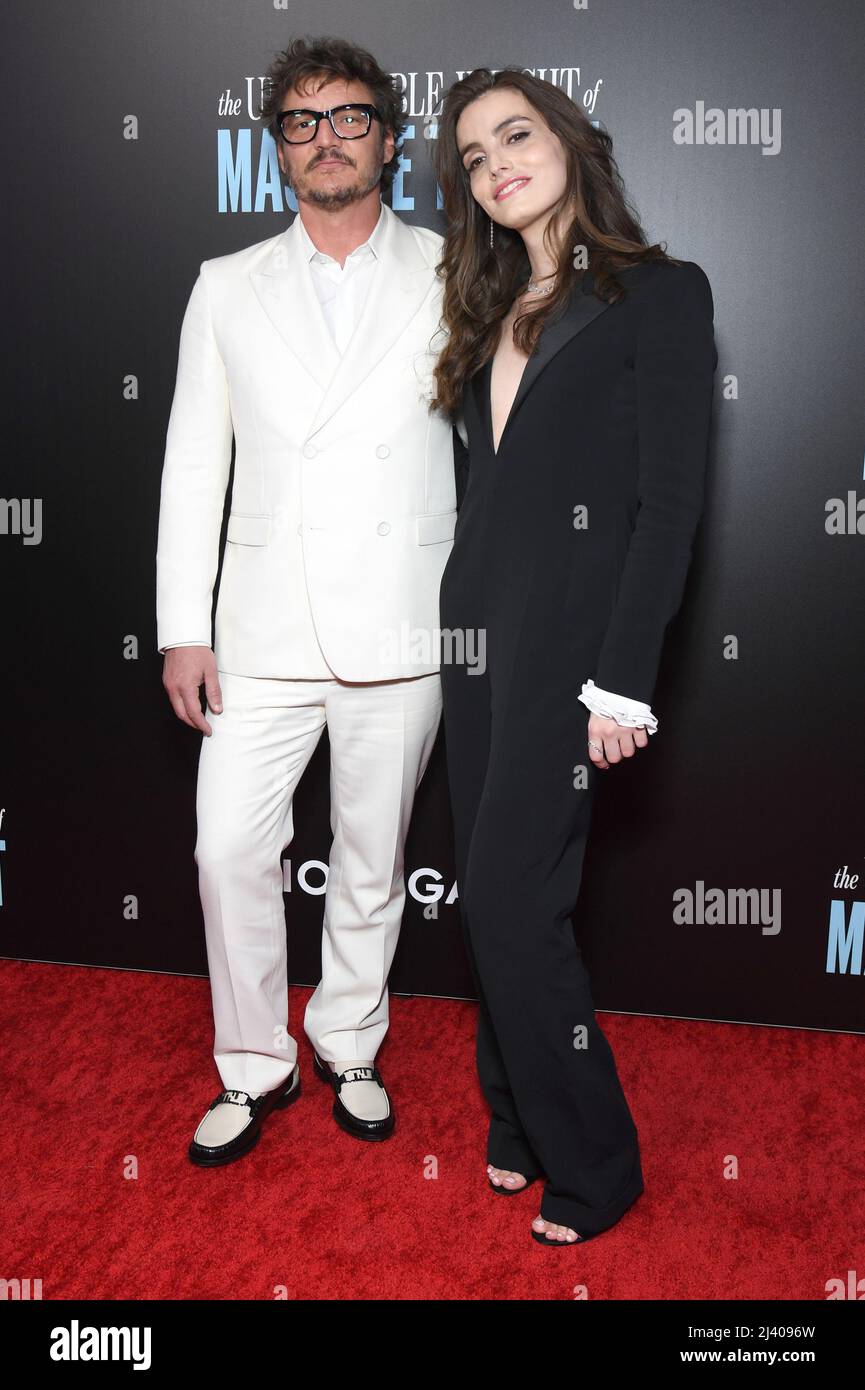 New York, USA. 10th Apr, 2022. (L-R) Pedro Pascal and Lux Pascal attend ...