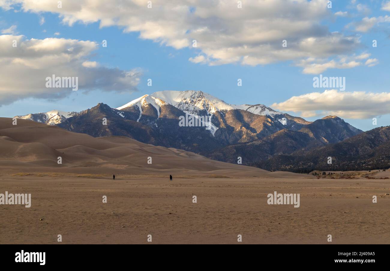 Great Sand Dunes National Park and Preserve in Colorado Stock Photo - Alamy