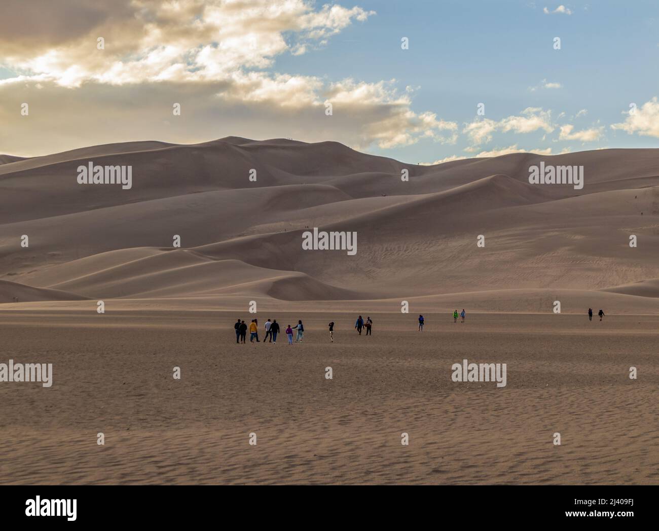 Great Sand Dunes National Park and Preserve in Colorado Stock Photo - Alamy