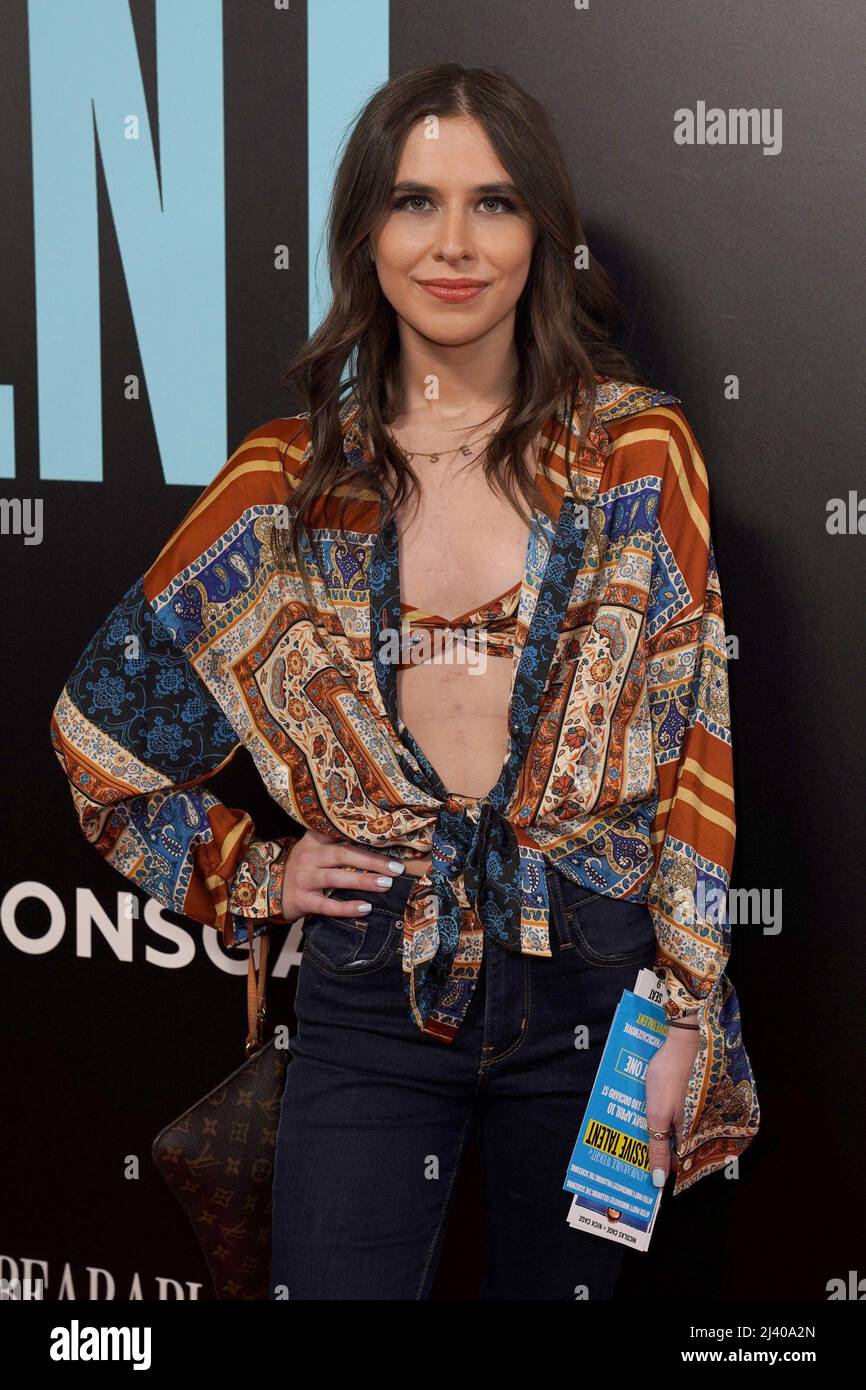 New York, NY, USA. 10th Apr, 2022. Lindsey Kroning at arrivals for THE ...