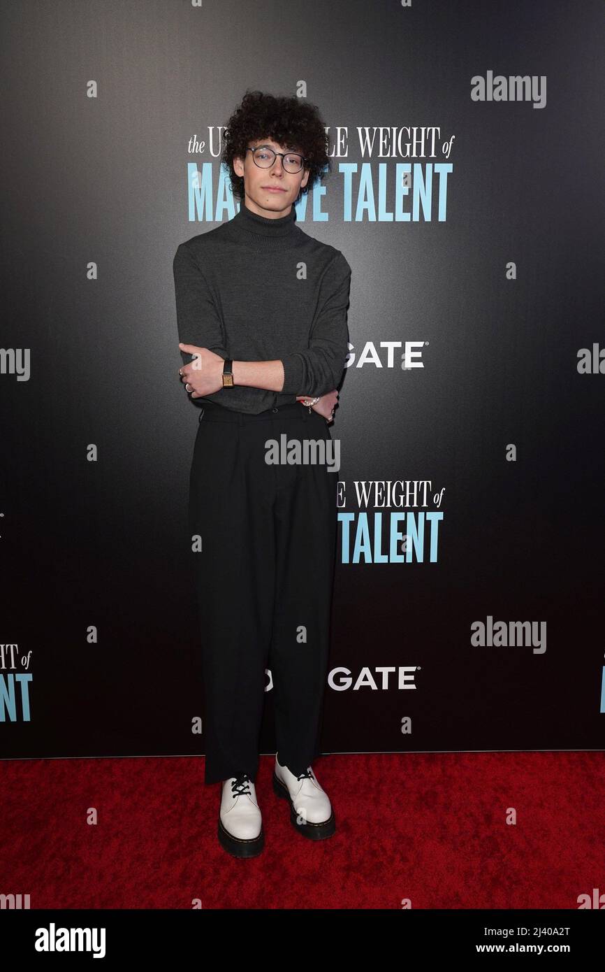 New York, NY, USA. 10th Apr, 2022. Reece Feldman at arrivals for THE ...