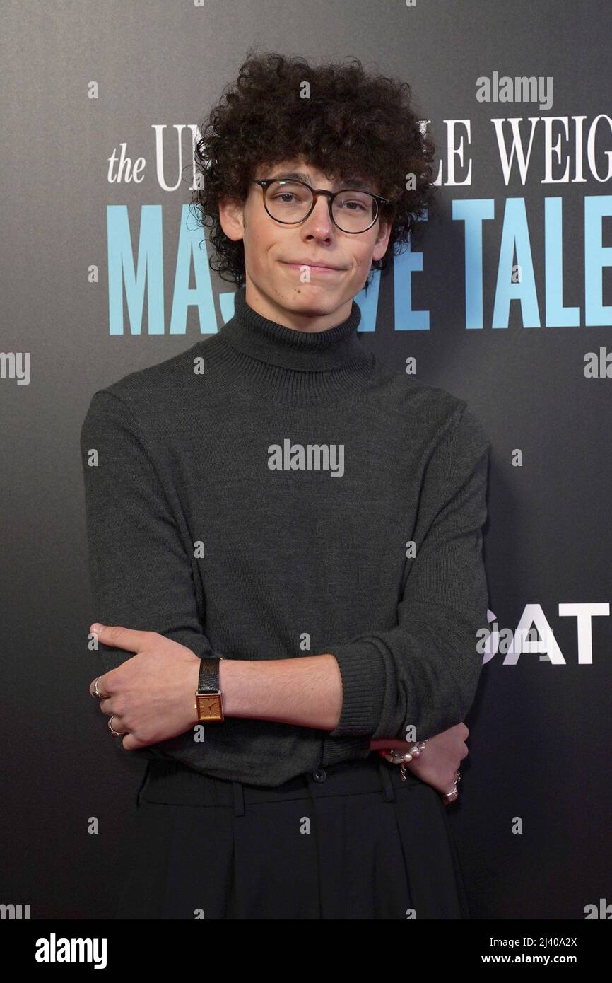 New York, NY, USA. 10th Apr, 2022. Reece Feldman at arrivals for THE ...