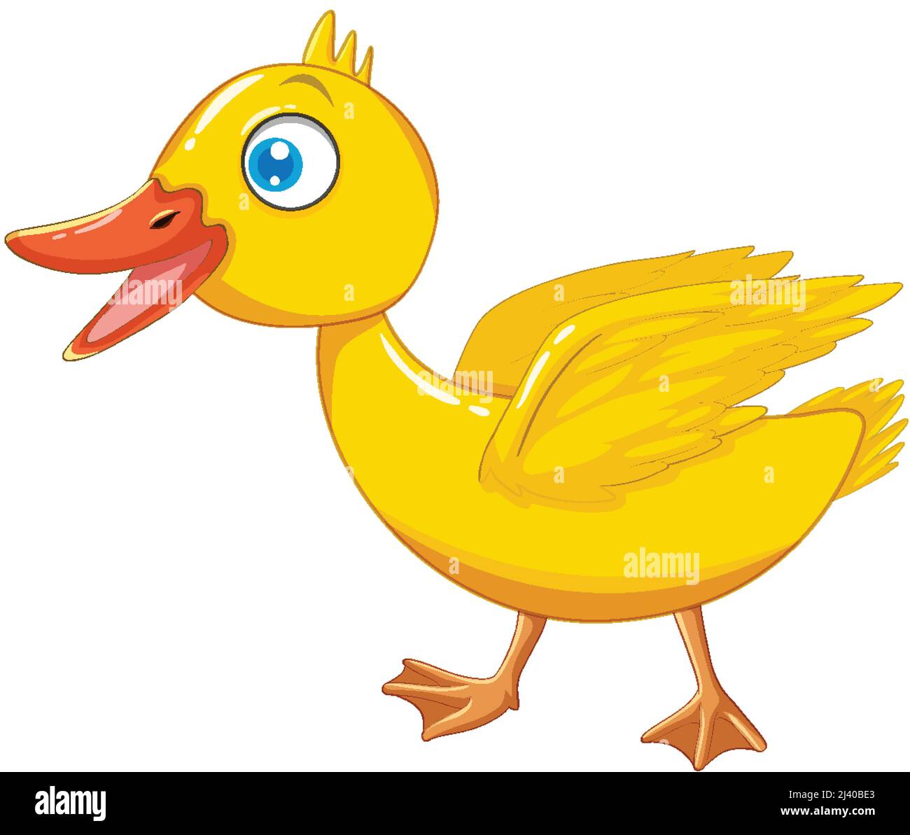 Yellow Duckling Clipart