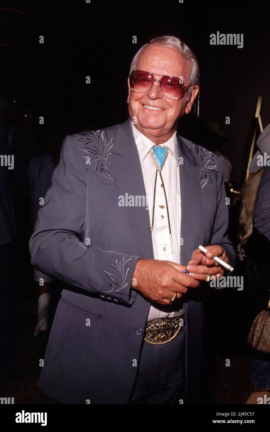 Rex Allen July 1989 Credit: Ralph Dominguez/MediaPunch Stock Photo - Alamy