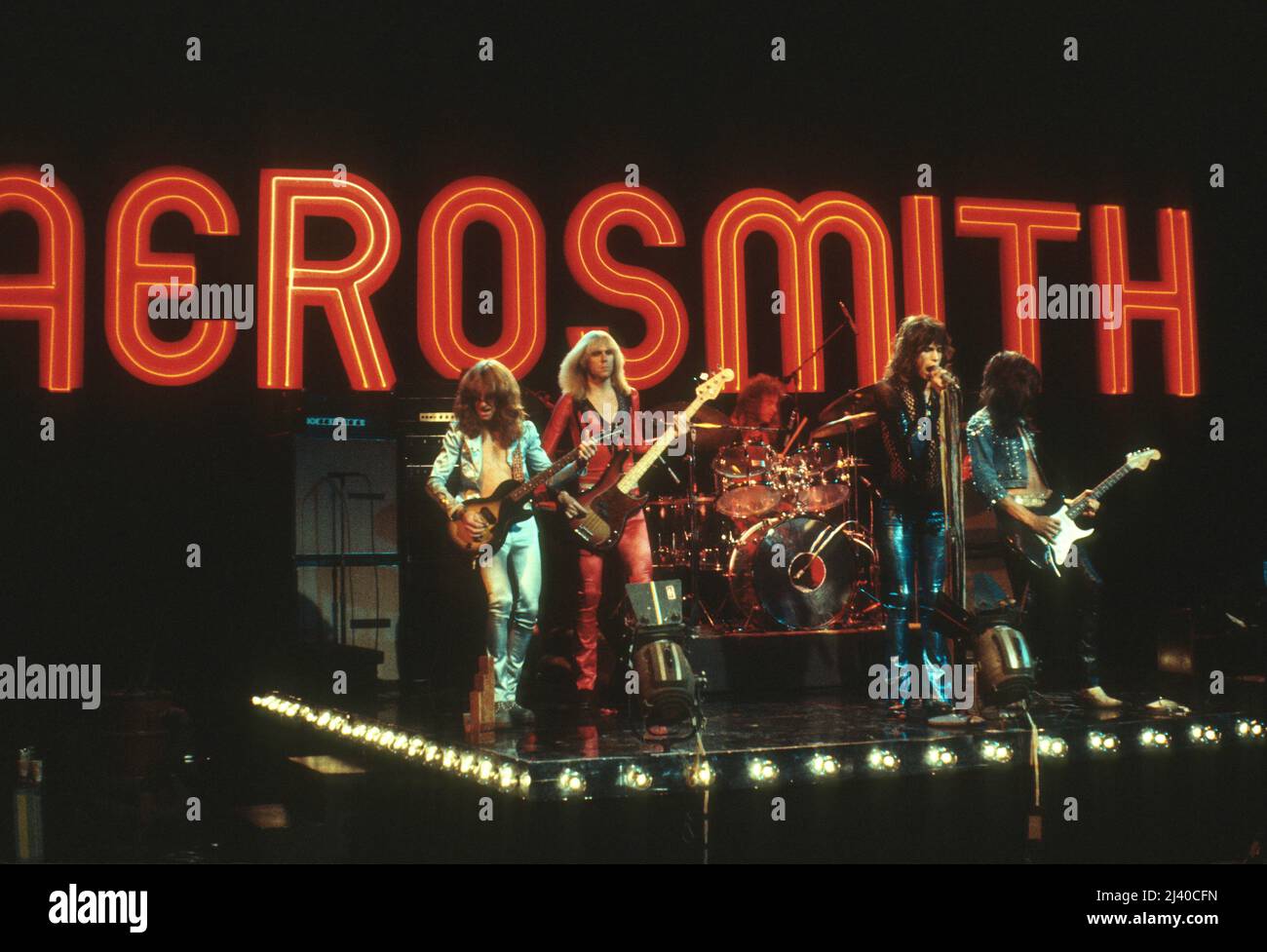 Aerosmith in concert circa 1970's Credit: Jeffrey Mayer / Rock ...