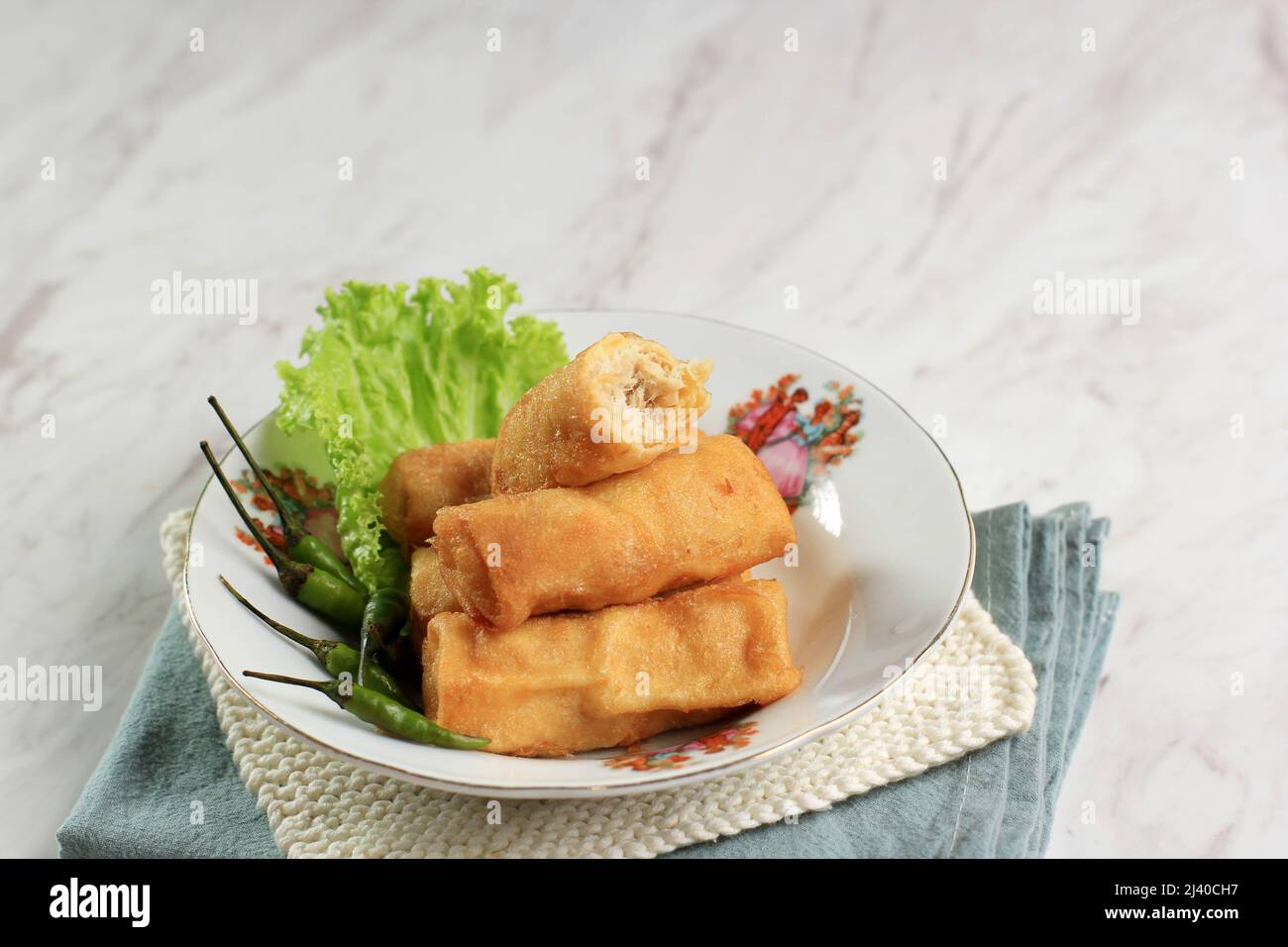 Sosis Solo or Fried Egg Crepe with Minced Beef or Chicken Filling ...