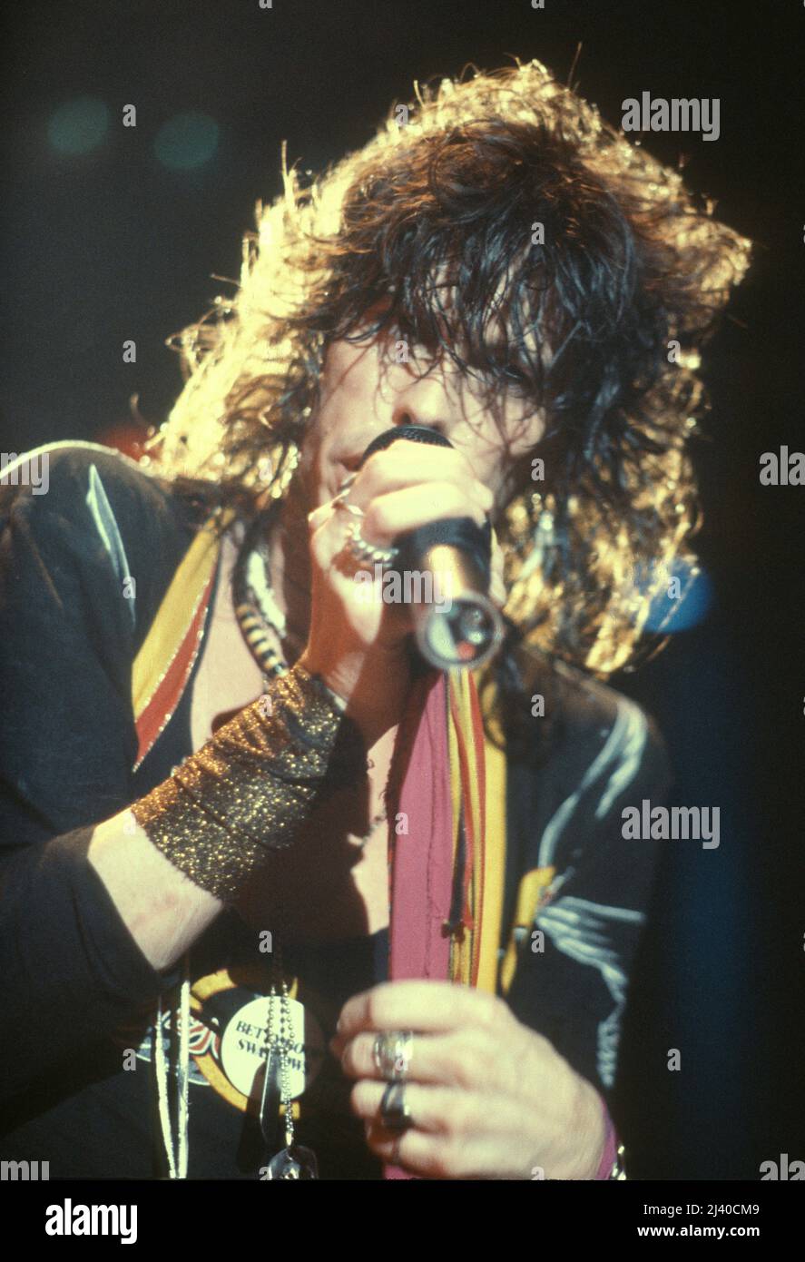 Steven tyler aerosmith 1984 hi-res stock photography and images - Alamy