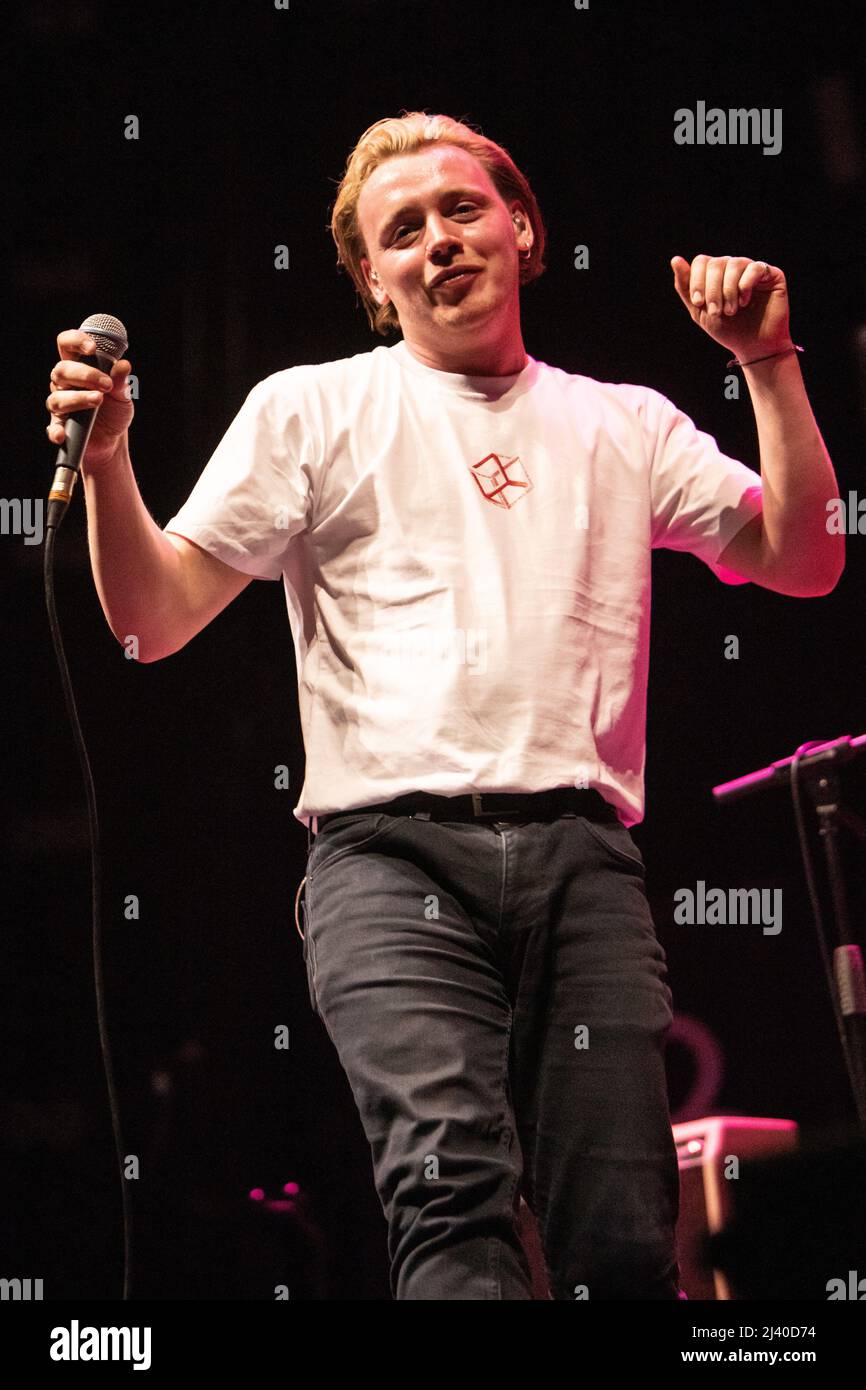 Assago Milan Italy. 10 April 2022. The english indie-pop band ONLY THE ...