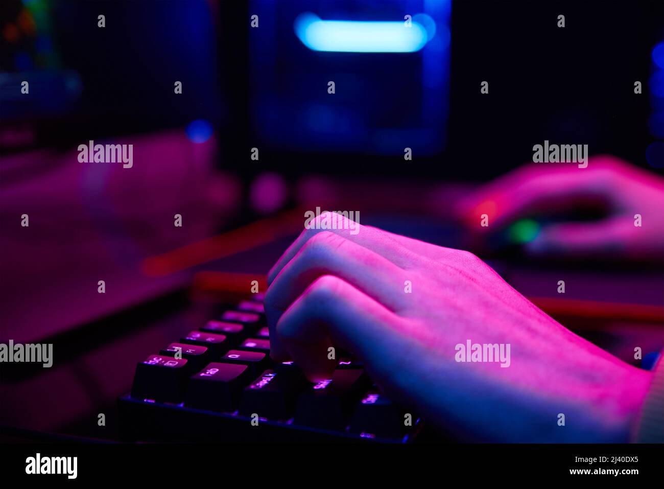 Man play rgb hi-res stock photography and images - Alamy