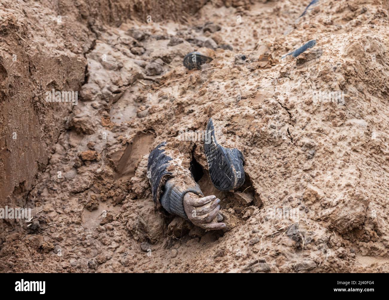 Bucha, Ukraine. 06th Apr, 2022. (EDITORS NOTE: Image depicts death)A ...