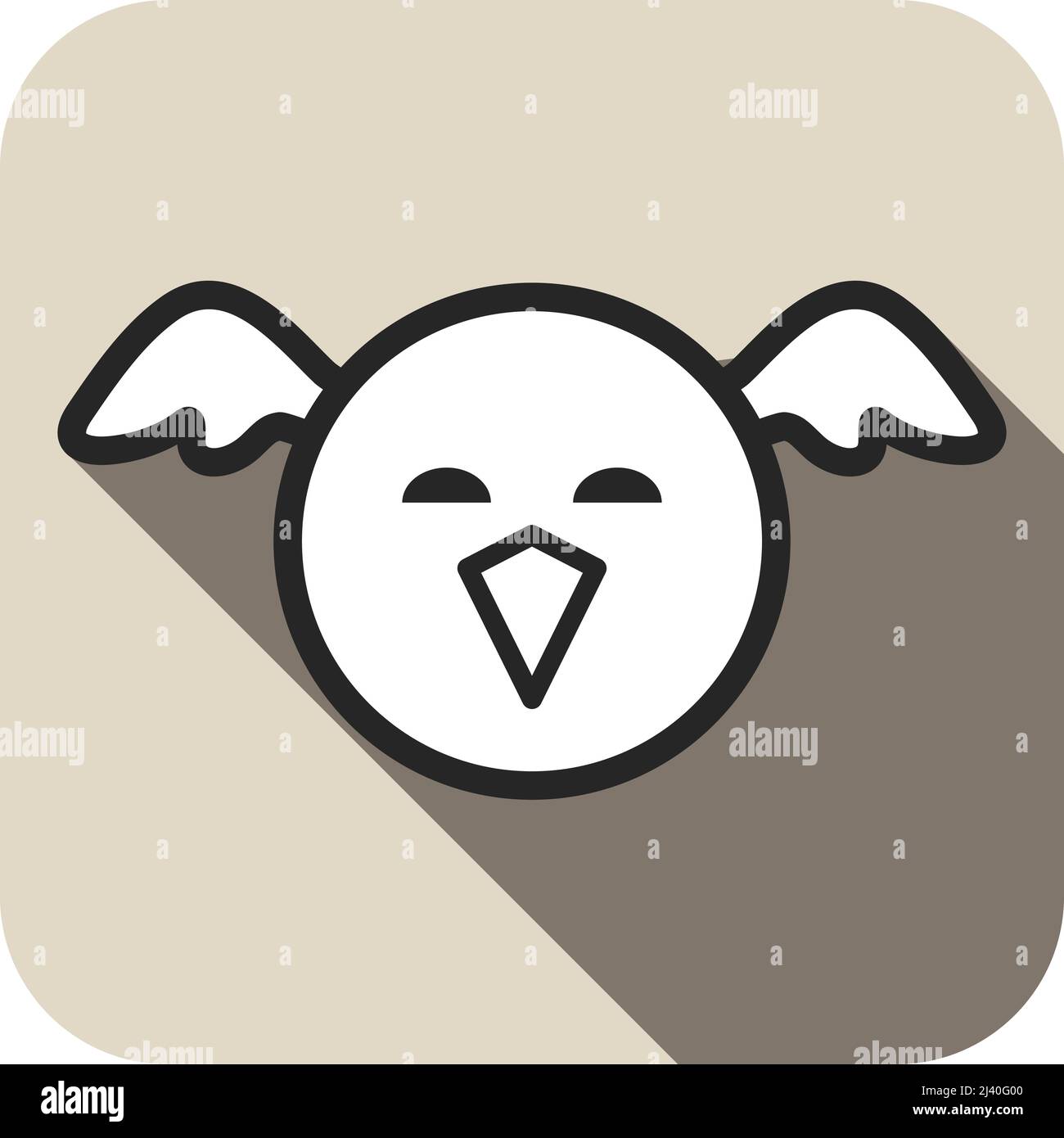 Bird icon vector Stock Vector Image & Art - Alamy