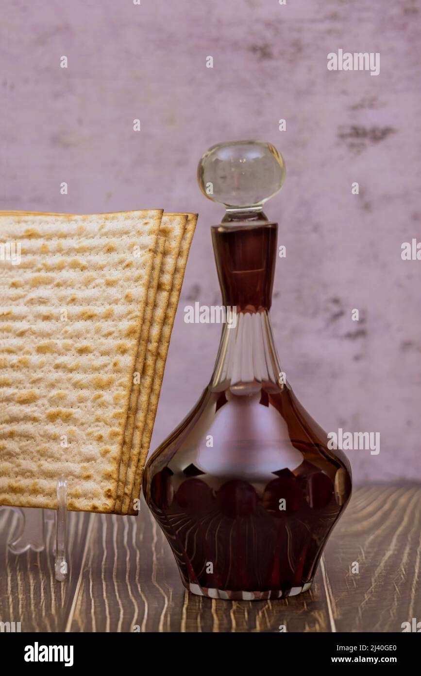 Ceremony of Jewish holiday traditional ritual on Passover celebration ...