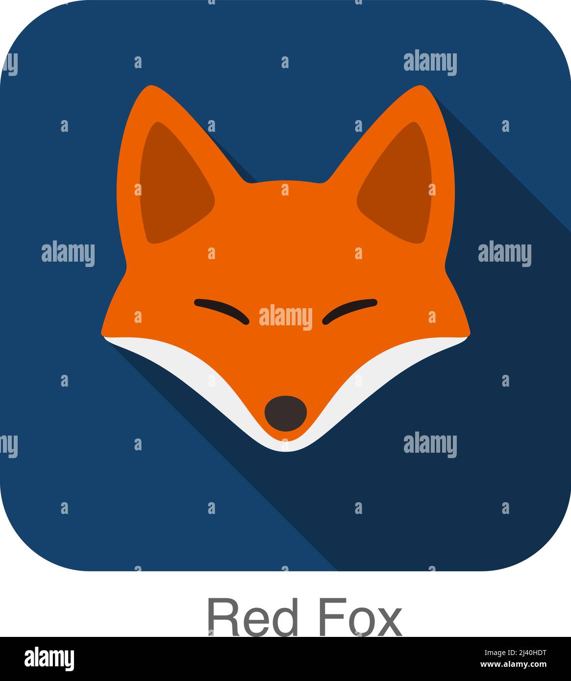Red fox cartoon hi-res stock photography and images - Alamy