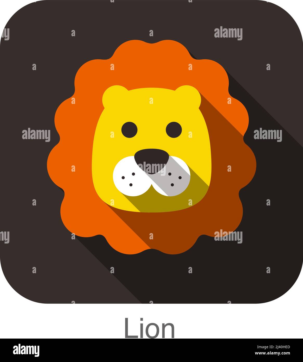 Minimalist lion hi-res stock photography and images - Alamy