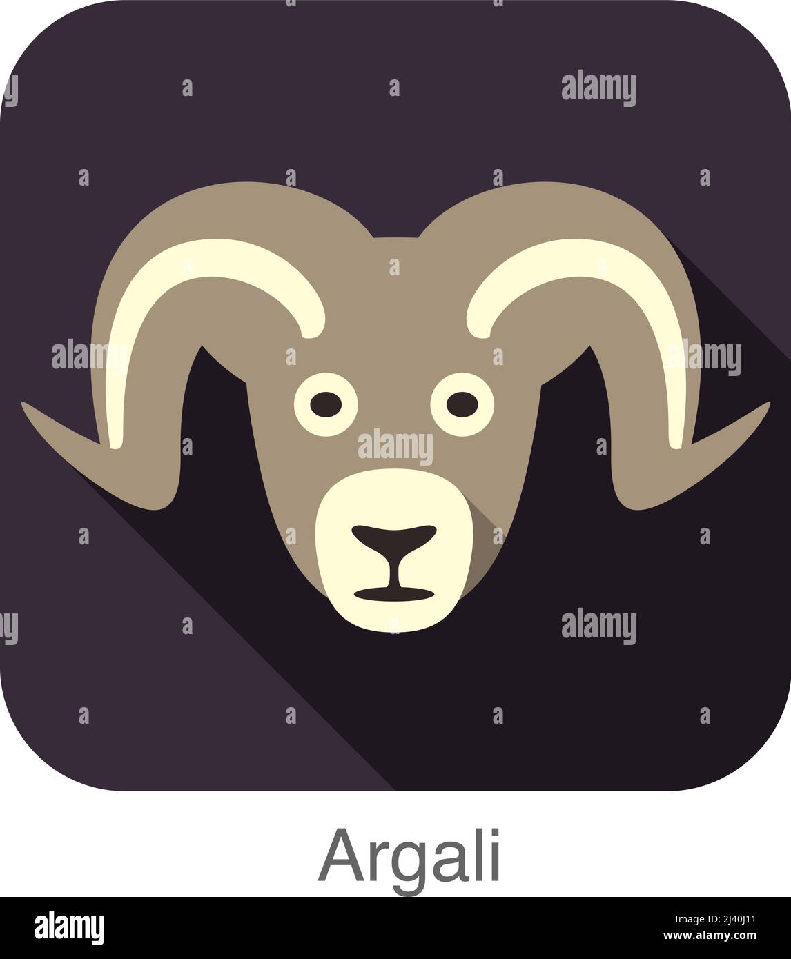 The argali Stock Vector Images - Alamy
