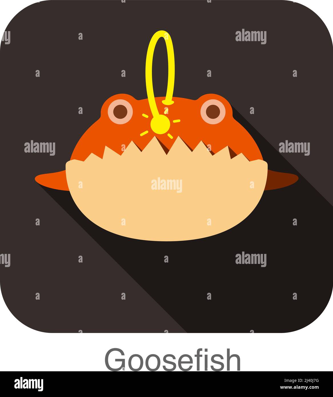 Anglerfish cartoon character hi-res stock photography and images - Alamy