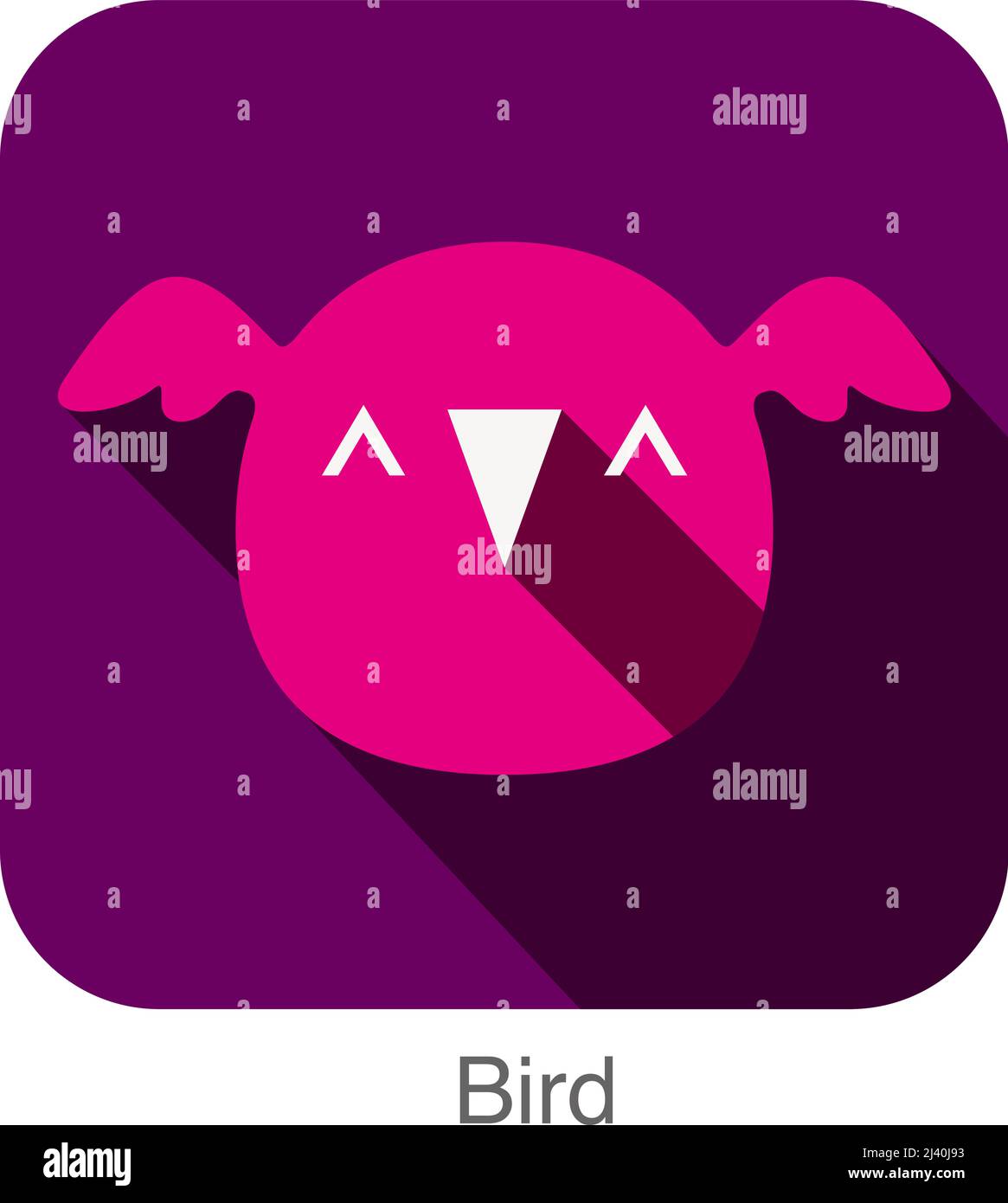 Bird face front Stock Vector Images - Alamy