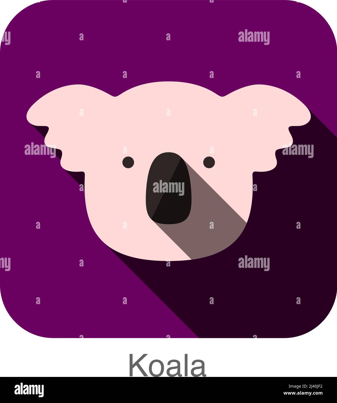 Simple koala Stock Vector Images - Alamy