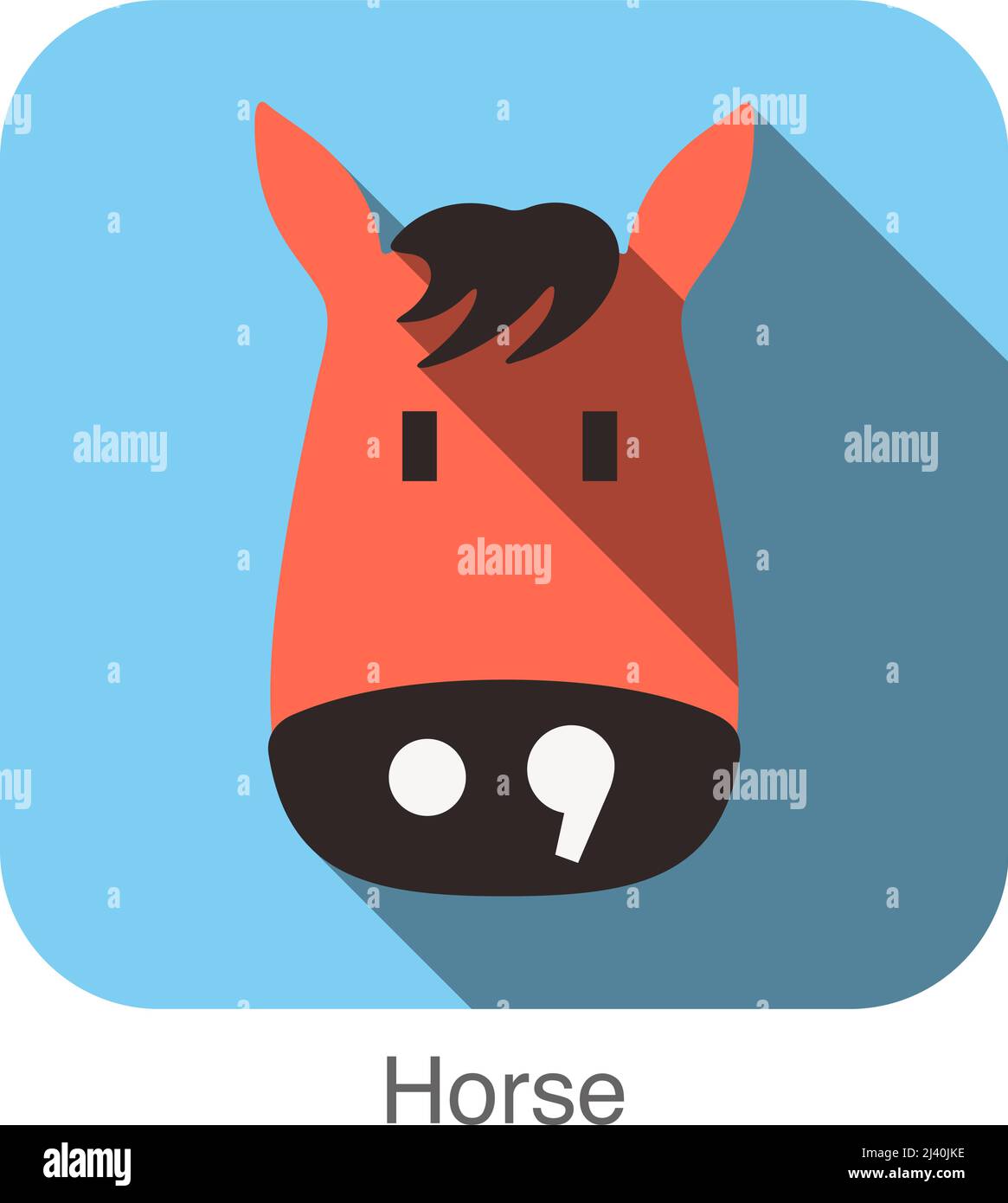 Face mare Cut Out Stock Images & Pictures - Alamy