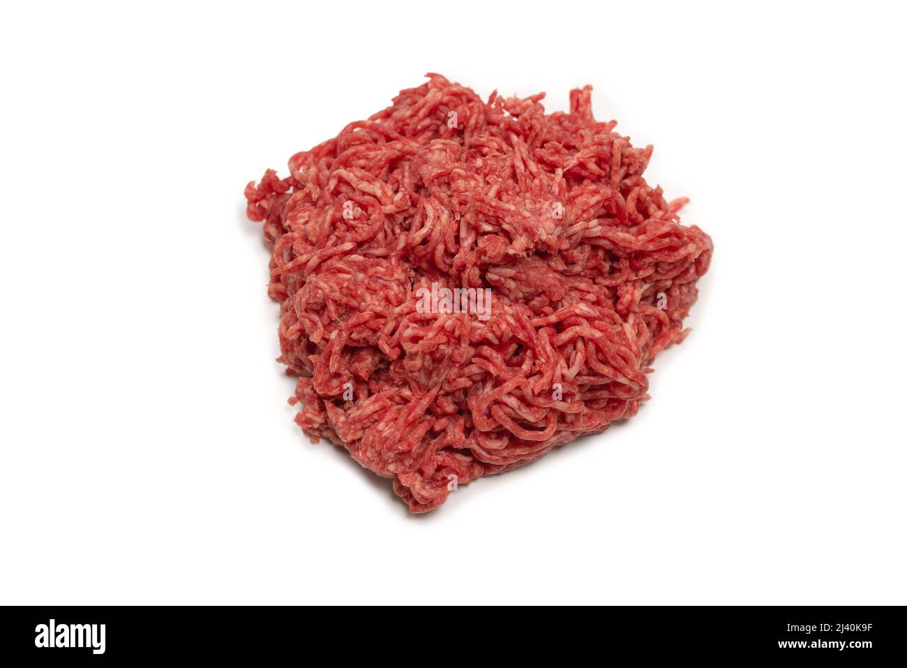 Raw beef meat burger Cut Out Stock Images & Pictures - Alamy