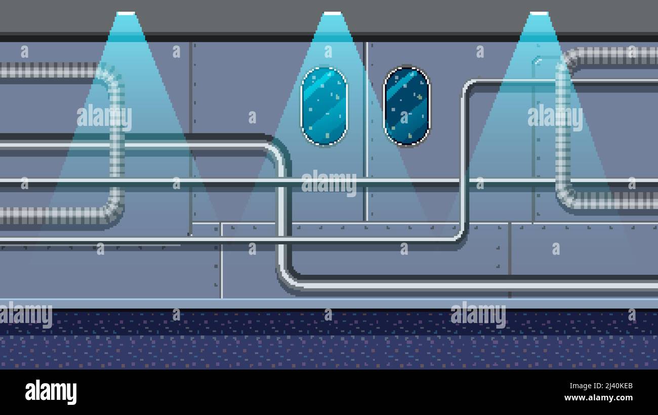 Science laboratory room for chemical experiments illustration Stock ...
