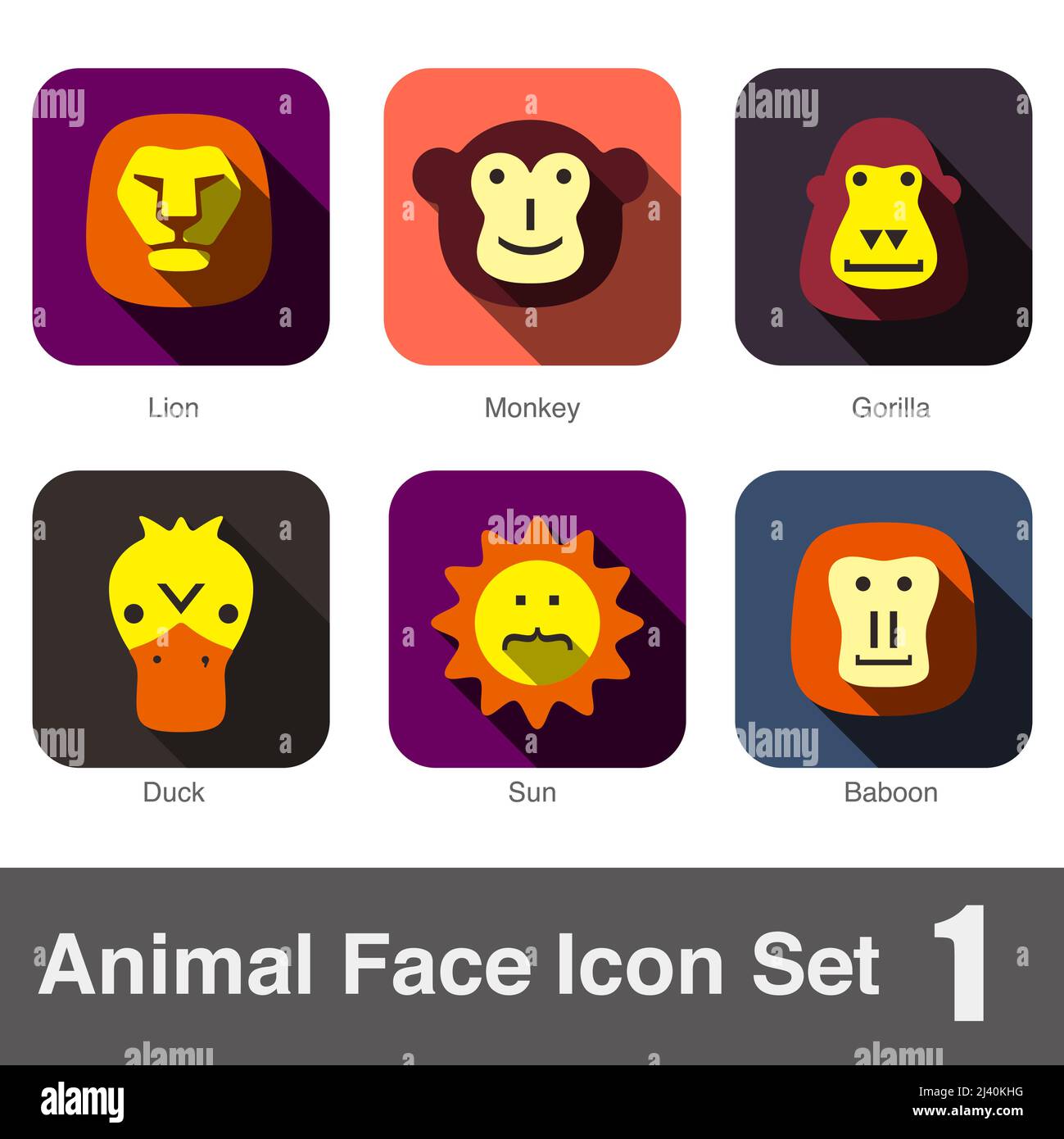 Cartoon gorilla faces hi-res stock photography and images - Alamy