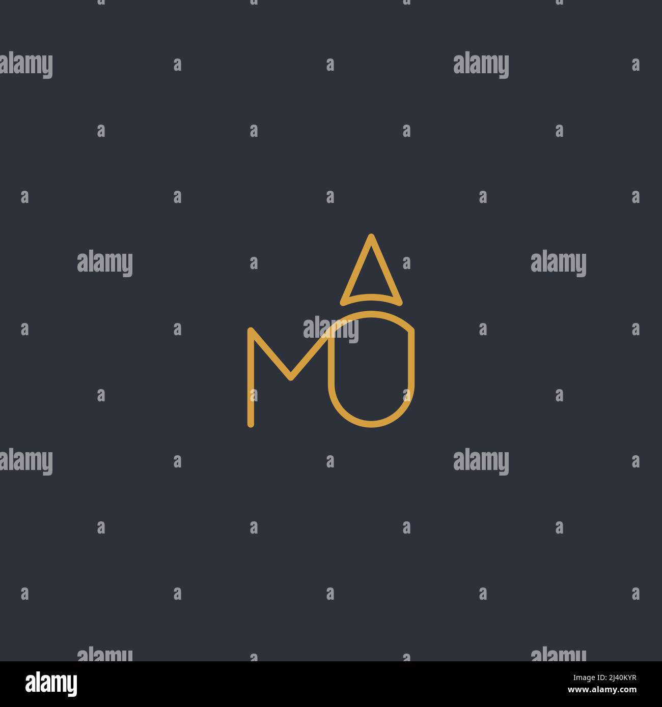 Mua letter logo Stock Vector Images - Alamy