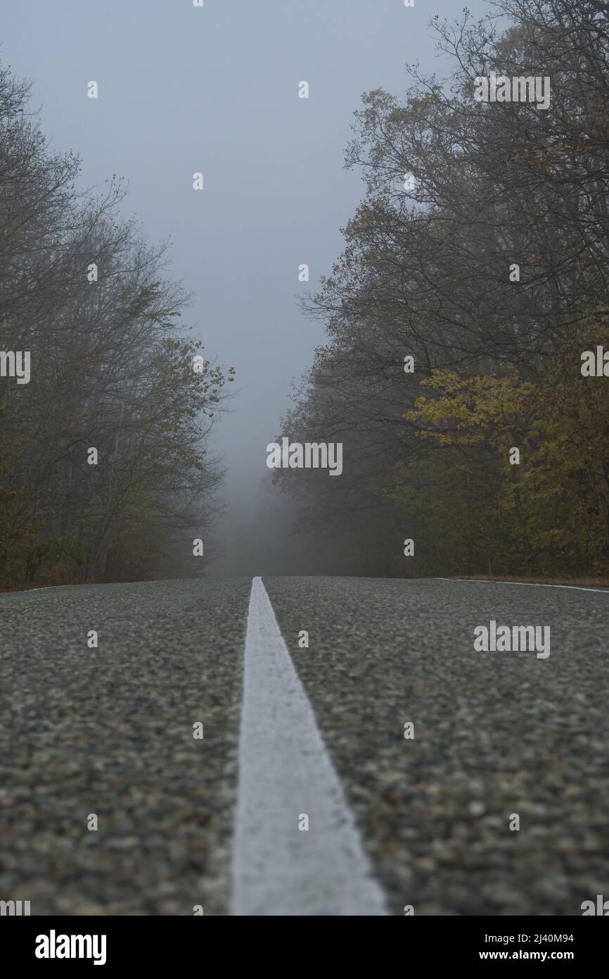 Solid white line hi-res stock photography and images - Alamy