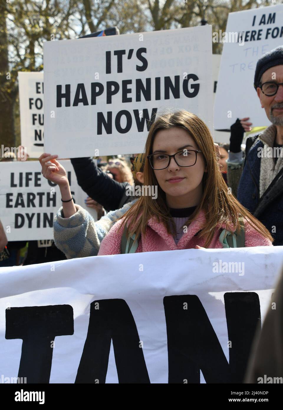 9th April 2022. London, England. London Extinction Rebellion Protest. A ...