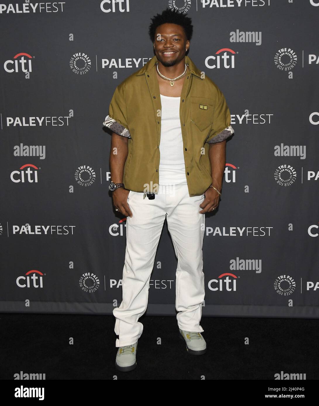Los Angeles, USA. 10th Apr, 2022. Caleb Castille at PaleyFest LA - A ...