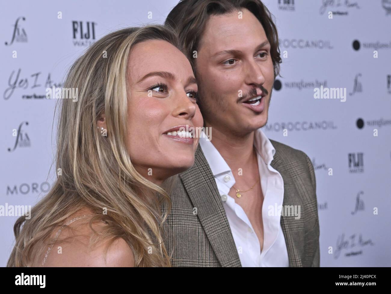 Beverly Hills, Unites States. 10th Apr, 2022. Brie Larson (L) and ...