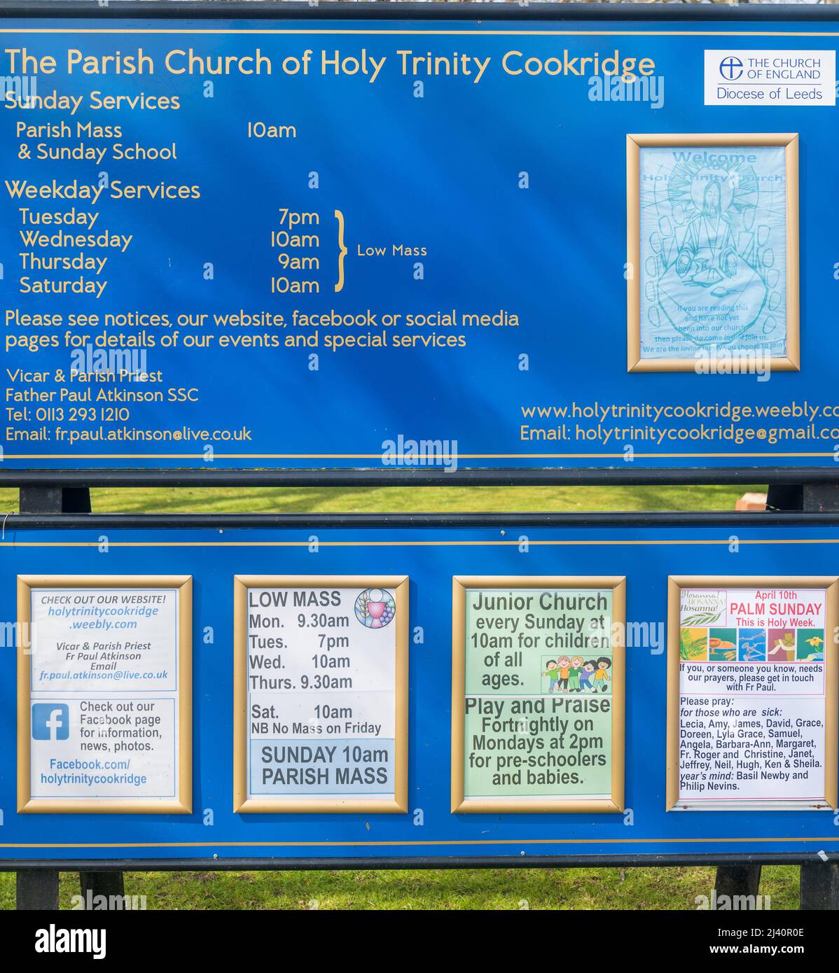 Parish church of holy trinity cookridge hi-res stock photography and ...