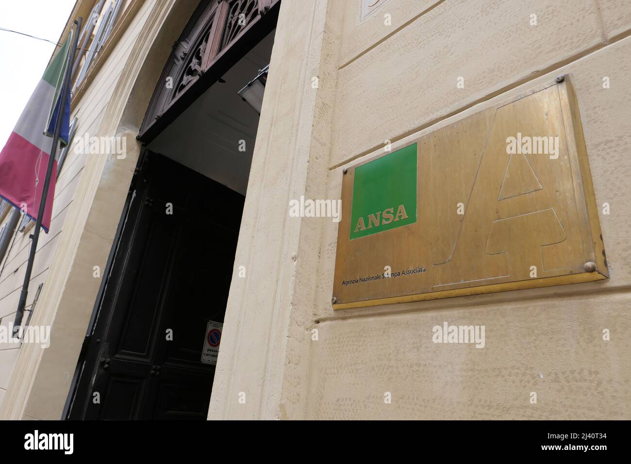 SIGN OF ANSA. ASSOCIATED NATIONAL PRESS AGENCY Stock Photo - Alamy
