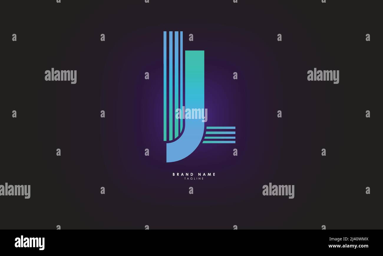 Alphabet letters Initials Monogram logo JL, LJ, L and J Stock Vector ...
