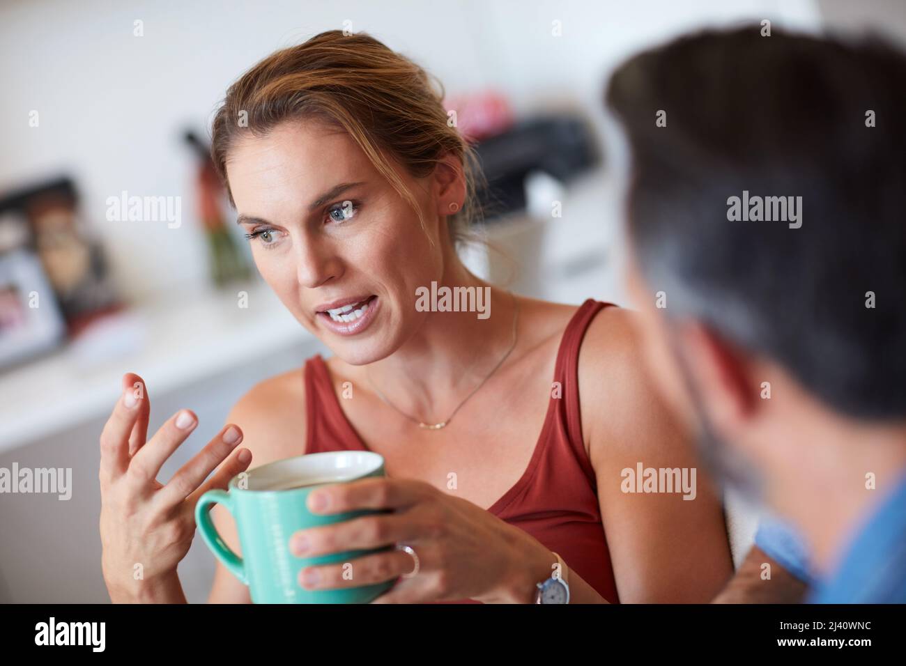 Husband wife conversation hi-res stock photography and images - Alamy