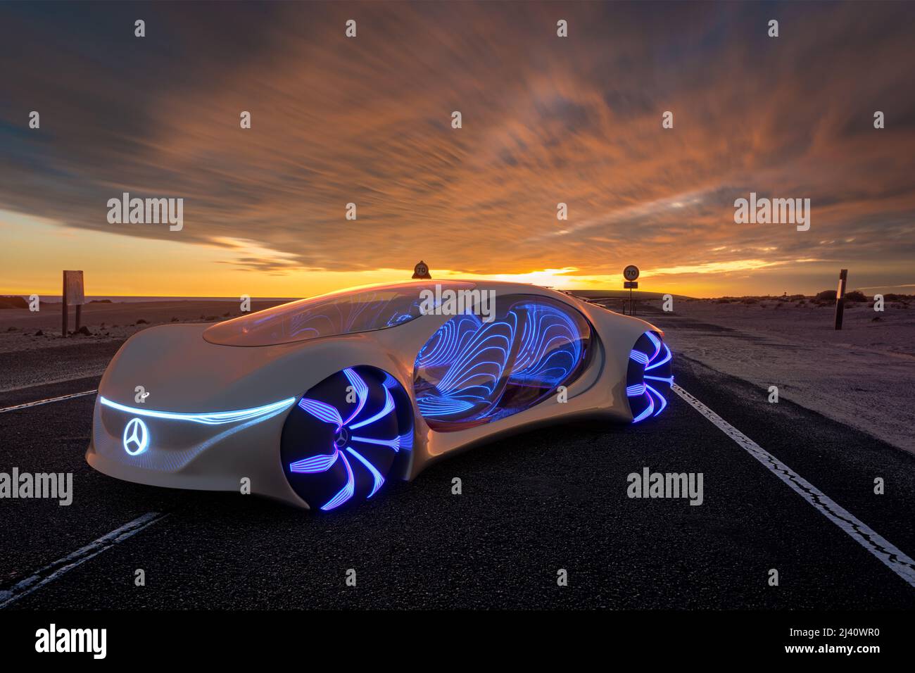 Mercedes-Benz Vision AVTR, a vision of the future by Mercedes Stock ...
