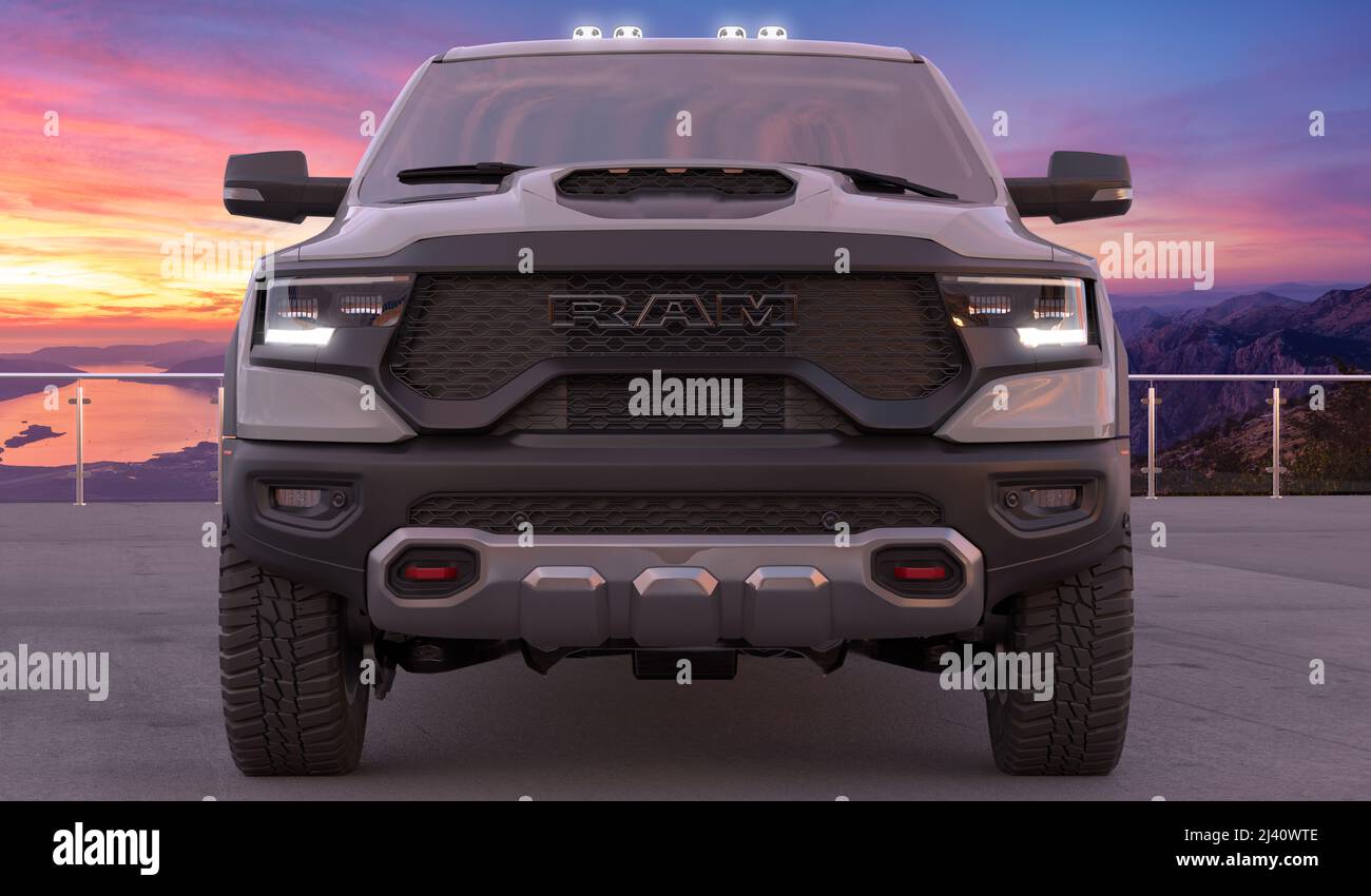Ram 1500 TRX, Off-Road Performance Truck Stock Photo - Alamy