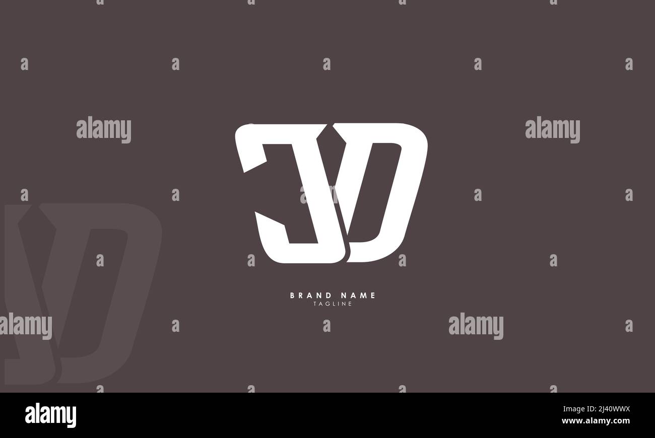 Jd letters Stock Vector Images - Alamy