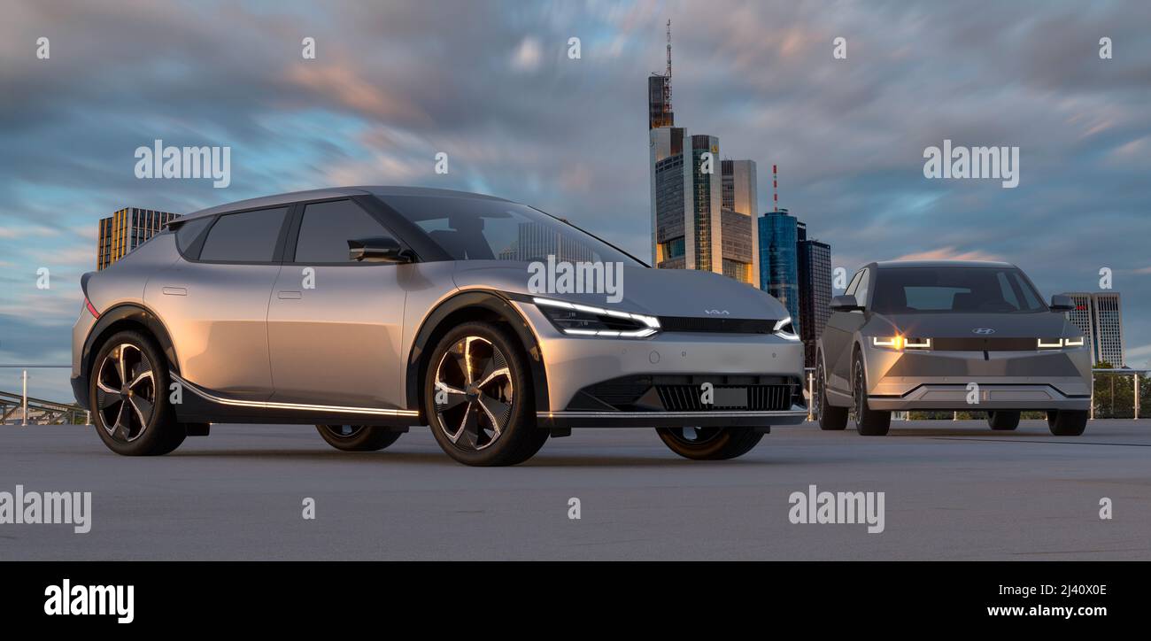 Hyundai ioniq 5 electric hi-res stock photography and images - Alamy