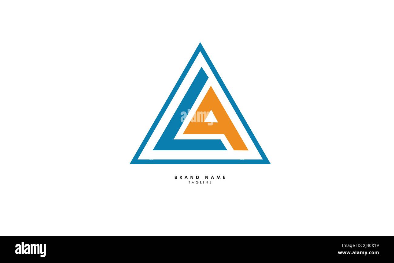 Alphabet letters Initials Monogram logo AL, LA, A and L Stock Vector ...