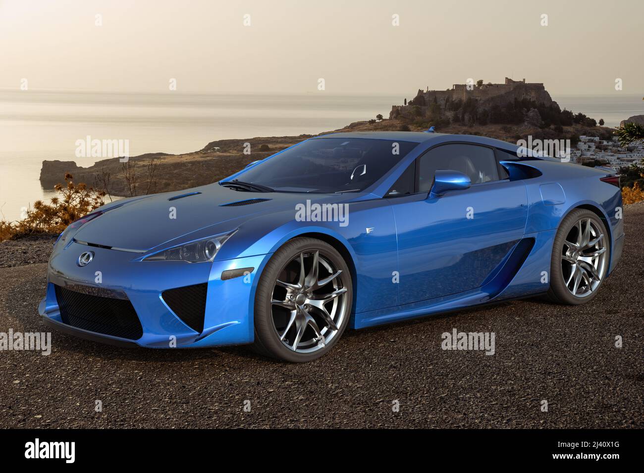 The iconic Lexus LFA hyper sports car Stock Photo - Alamy