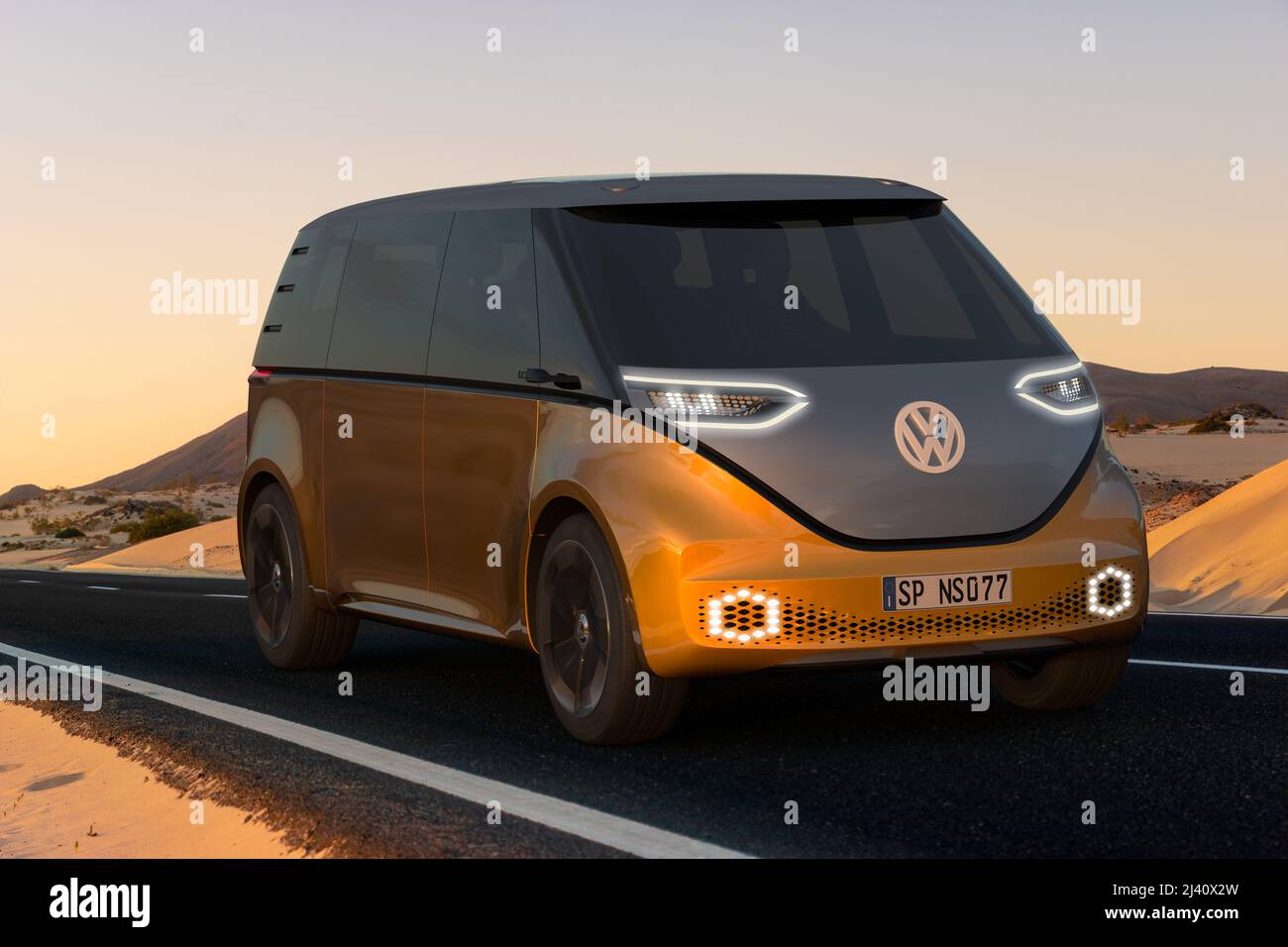 Volkswagen id buzz concept hi-res stock photography and images - Alamy