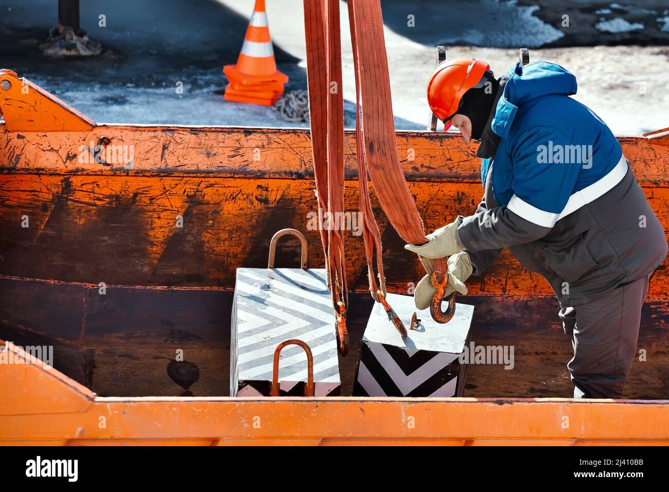 Loading unloading operation High Resolution Stock Photography and ...