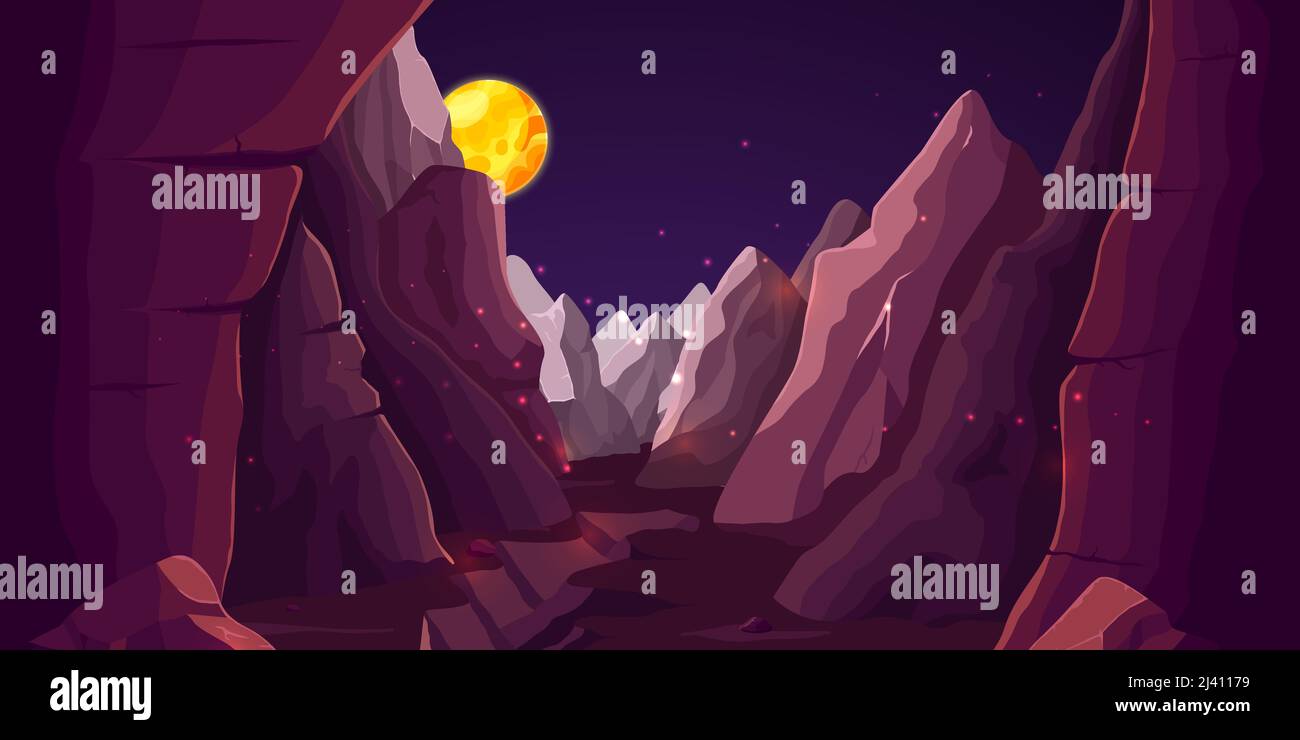 Dark gorge Stock Vector Images - Alamy