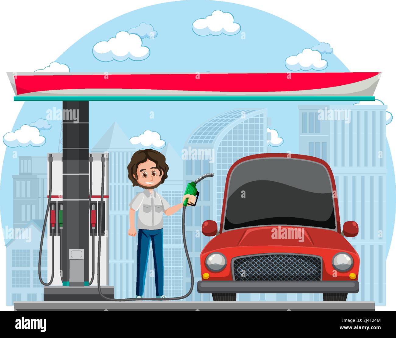 Gas Station Clip Art