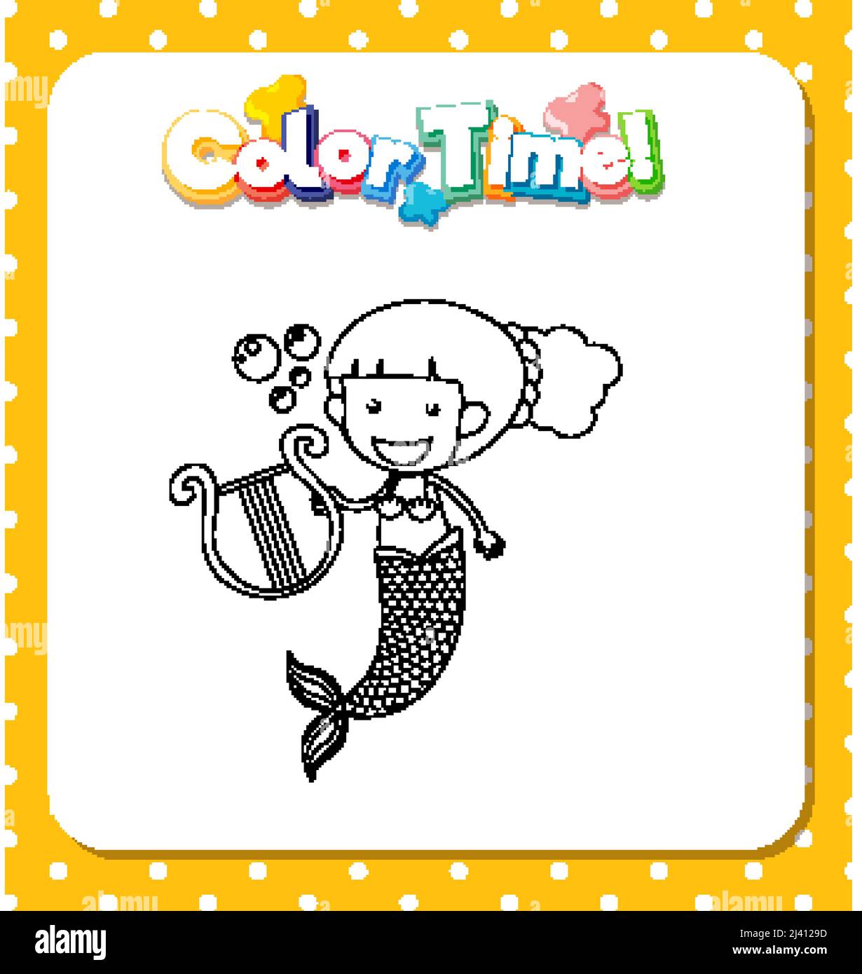 Worksheets template with color time text and Mermaid outline ...