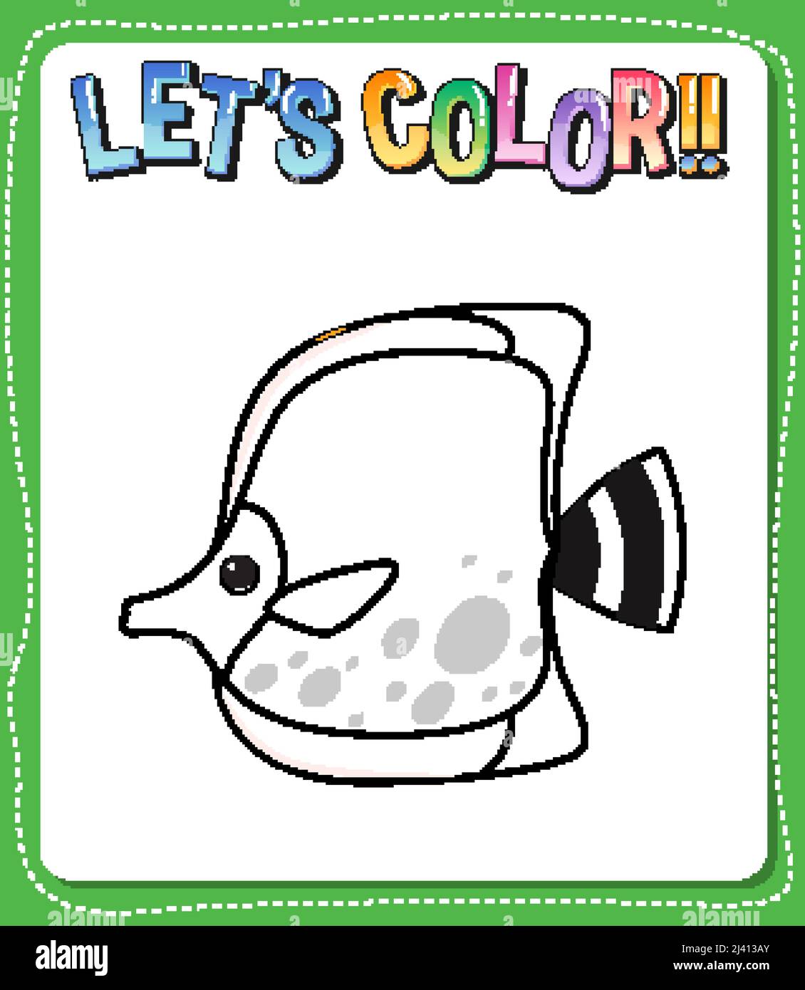 Fish Template To Color