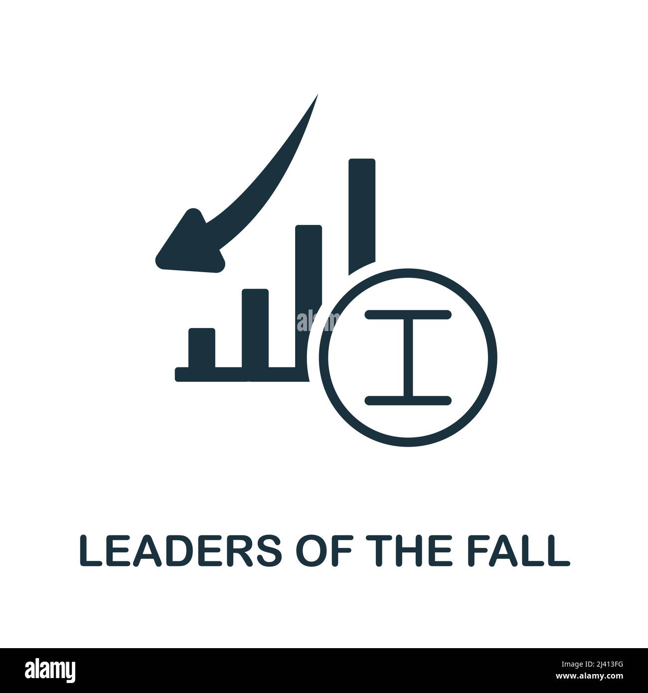 Leaders Of The Fall icon. Monochrome simple Leaders Of The Fall icon ...