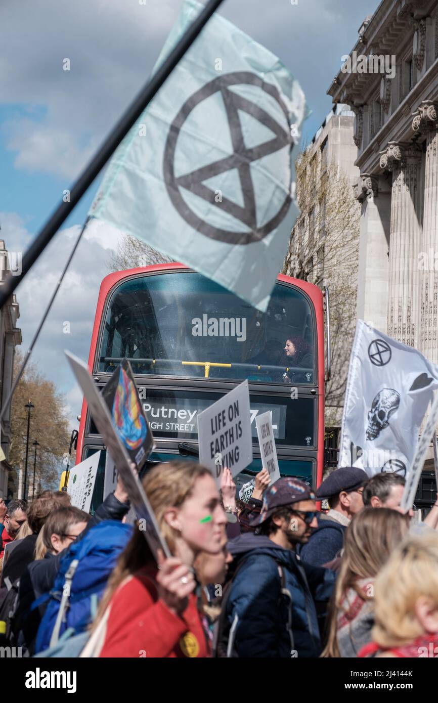 Extinction Rebellion Return for their April Rebellion in 2022 on the ...