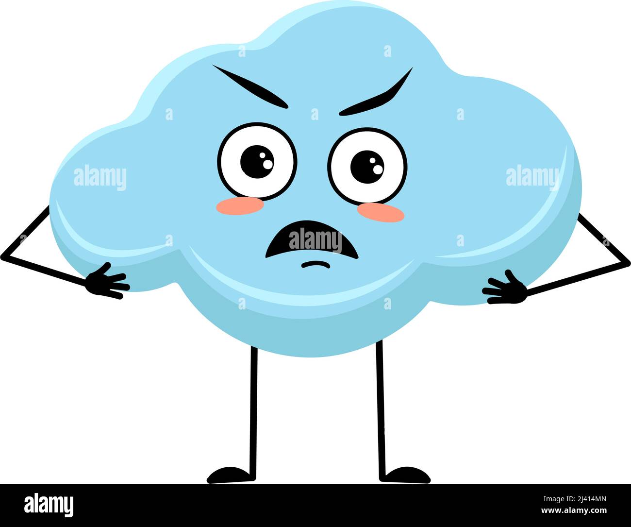 Grumpy sky Stock Vector Images - Alamy